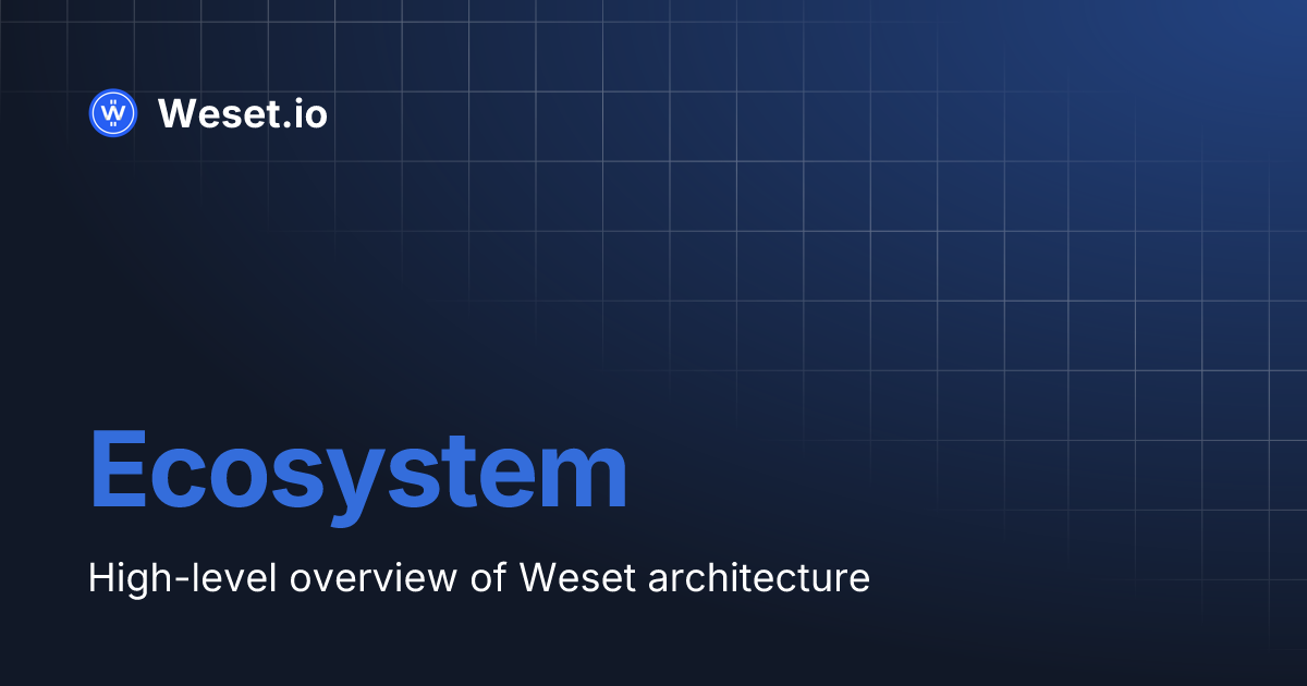 Ecosystem | Weset.io
